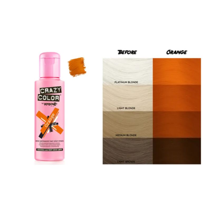 Crazy Color Orange 100ml – Hair Online Australia