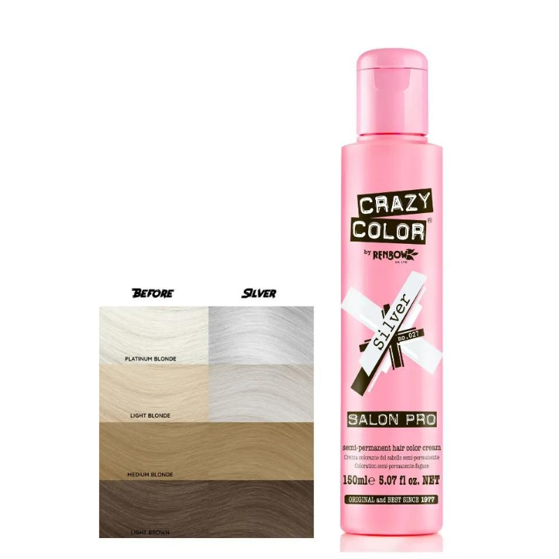 Crazy Color Silver 100ml – Hair Online Australia