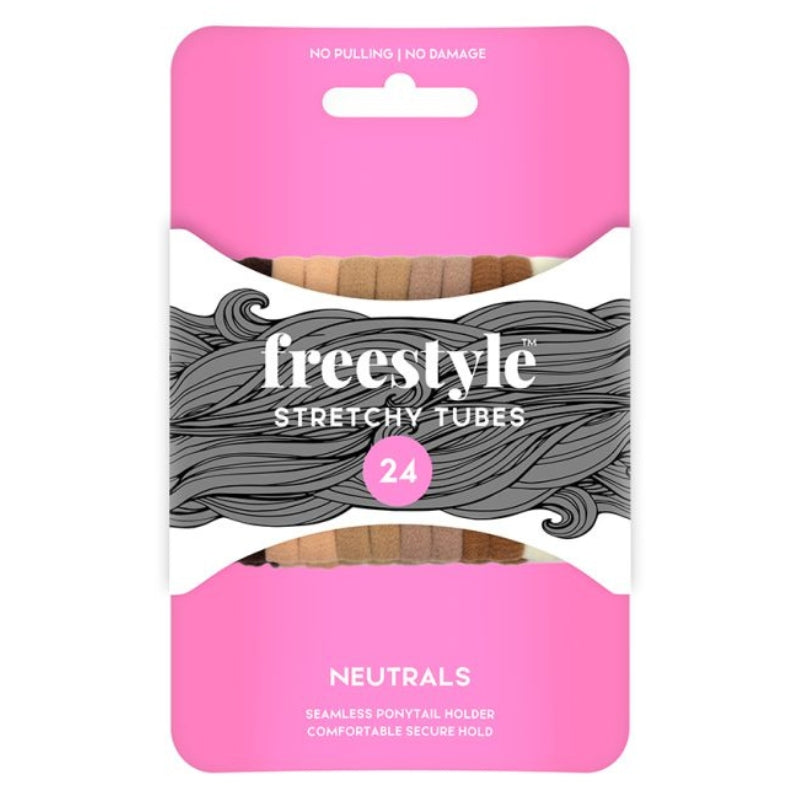 Freestyle Stretchy Tubes - Neutrals – Hair Online Australia