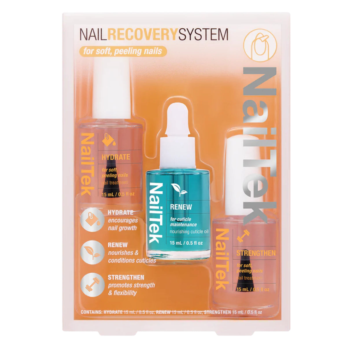 Nail Tek Nail Recovery for soft peeling nails 3pc kit – Hair Online ...